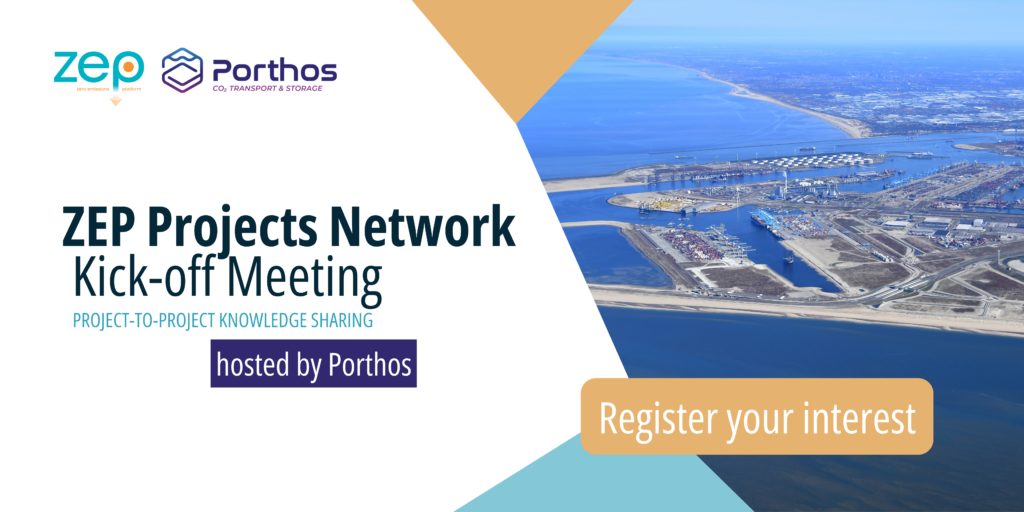 ZEP to kick-off Projects Network together with Porthos - Zero Emissions ...